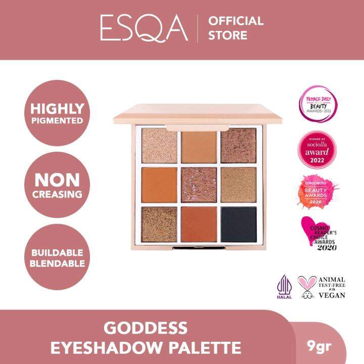 ESQA Goddess Eyeshadow Palette - Bronze | Lazada Indonesia