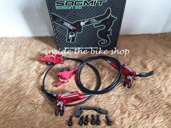 Sagmit hydraulic brake set edison 2.0 for mountain bike | Lazada PH