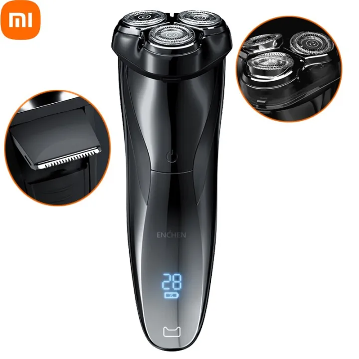 IPX7 Waterproof BlackStone 3D Electric Shaver Razora Replaceable Beard ...