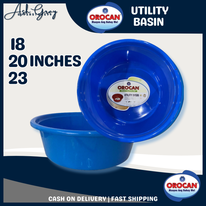 OROCAN Utility Basin - Palanggana Panglaba - 18 inch, 20 inch, 23inch ...