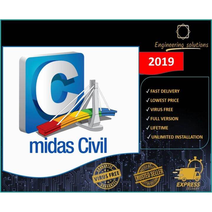Midas Civil 2019 V1.1 Installation Guide Lifetime | Lazada PH