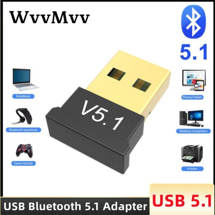 USB Bluetooth 5.1 Adapter Transmitter Receiver Bluetooth Audio ...