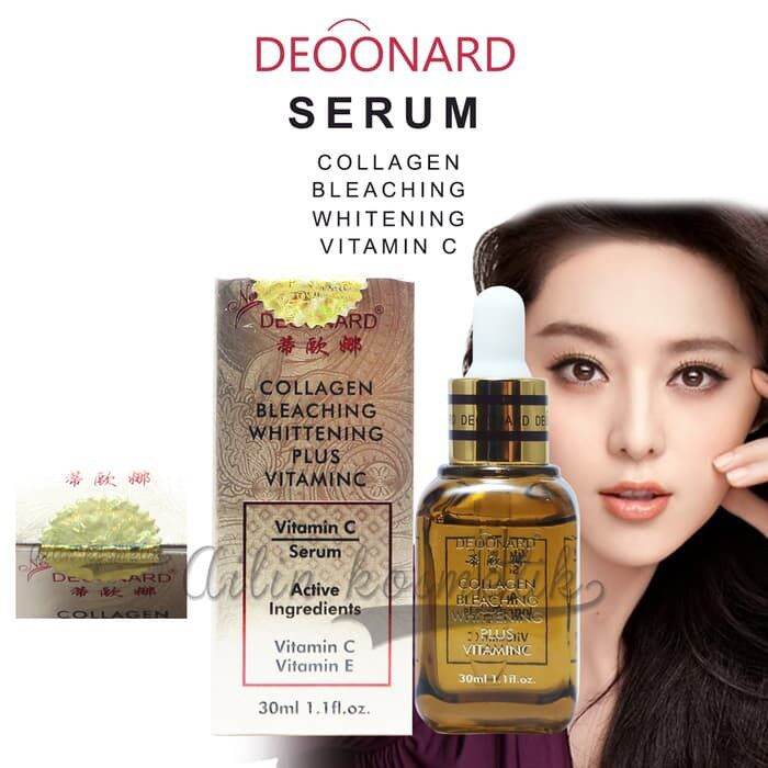 SERUM DEONARD GOLD COLLAGEN BLEACING WHITENING PLUS VITAMIN E ORIGINAL ...