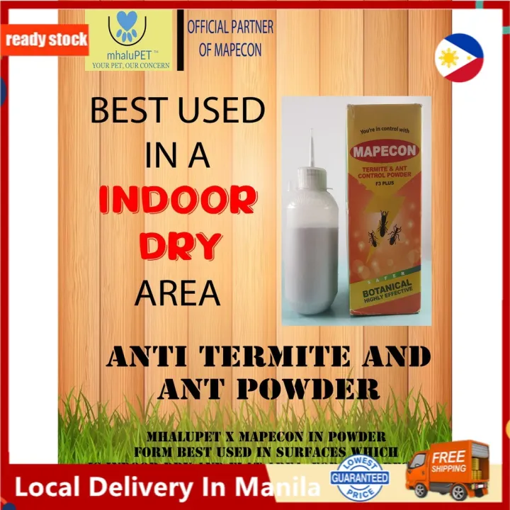 Manila Stock MAPECON F3PLUS TERMITE POWDER, 50 GMS COD | Lazada PH