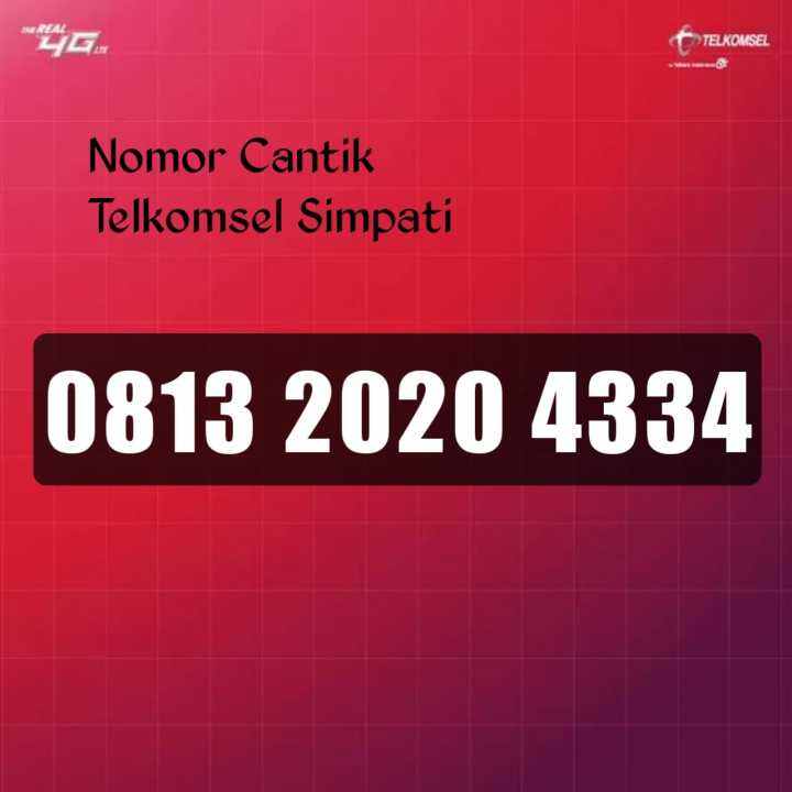 Nocan Telkomsel SIMPATI SUPER 0813 2020 4334 ABAB AABB ABBA | Lazada ...