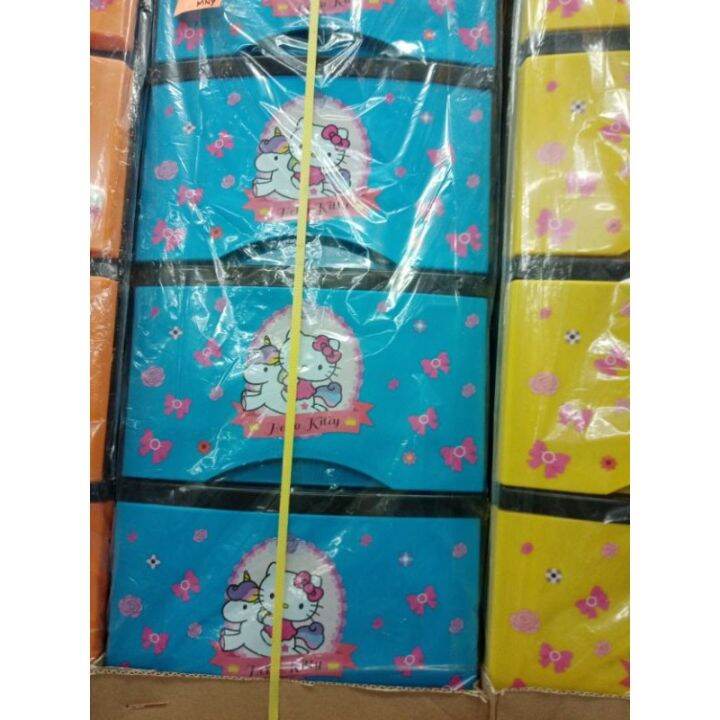 practical HELLO KITTY KIDS DRAWERS 4 LAYERS | Lazada PH