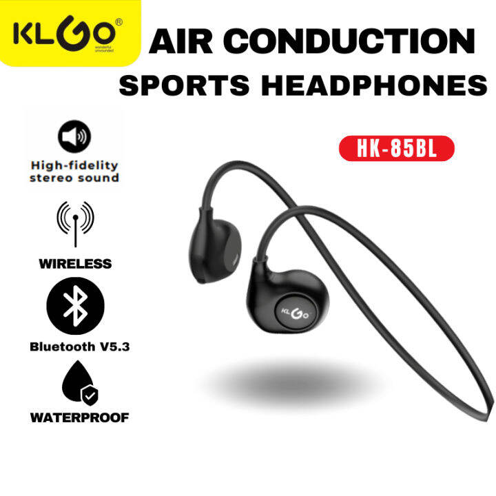 KLGO HK-85BL Wireless Air Conduction Sports Necklace Headphone ...