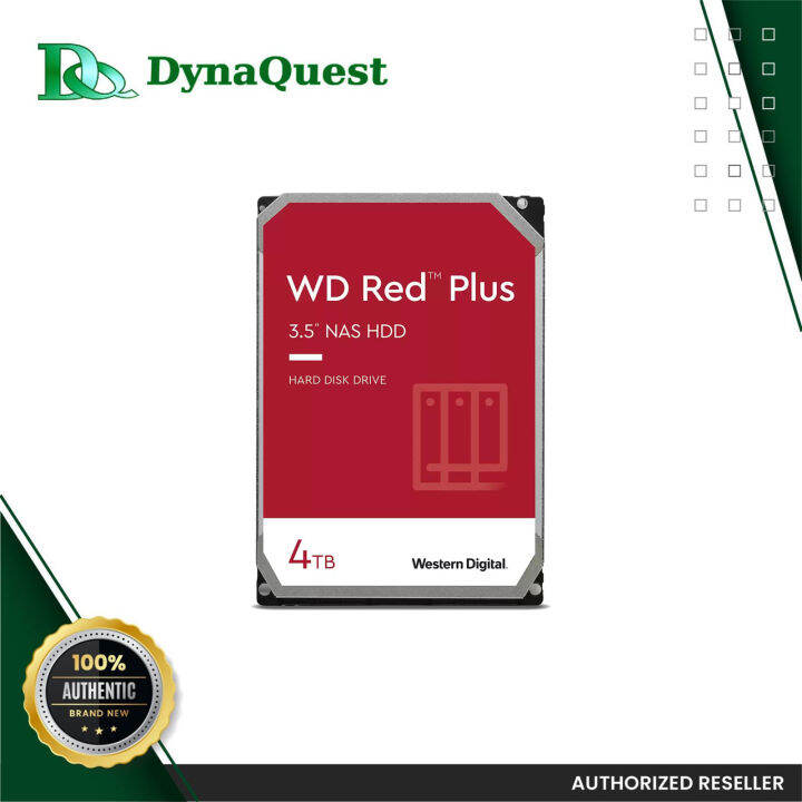 Western Digital WD Red Plus 4TB 256mb 5400rpm WD40EFPX Hard Drive for ...