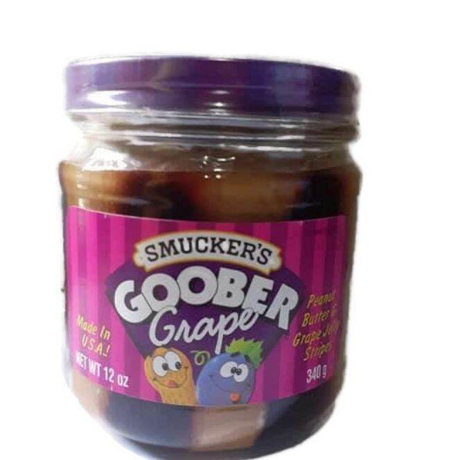 Smucker Goober Peanut Butter Grapes Jelly Stripes 12onz / 340g | Lazada PH