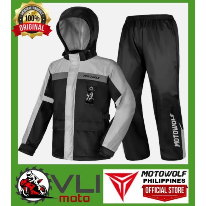 ORIGINAL MOTOWOLF STRONG WATERPROOF RAINCOAT V2 [FAST SHIP OUT] | Lazada PH