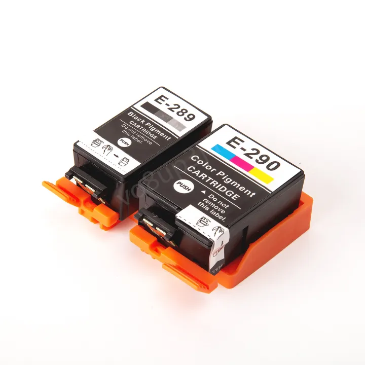 2 Pack T289 Black T290 Ink for EPSON 289 290 Full Set Print Cartridge ...