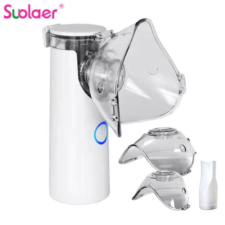 Suolaer Ultrasonic Mini Nebulizer Electric Health Care Children Adult ...