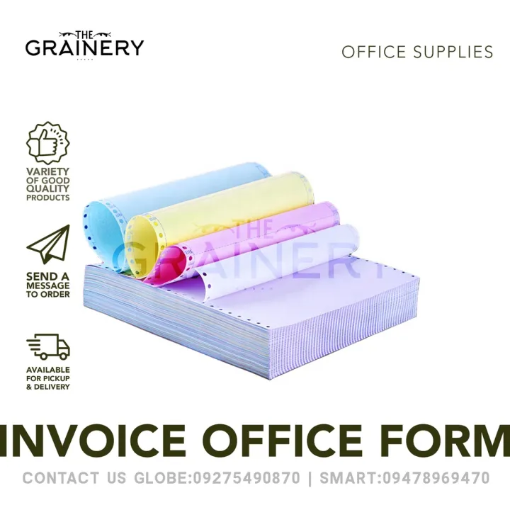 4PLY Continuous Invoice Computer Paper Form Ply 500 Sheets | Lazada PH