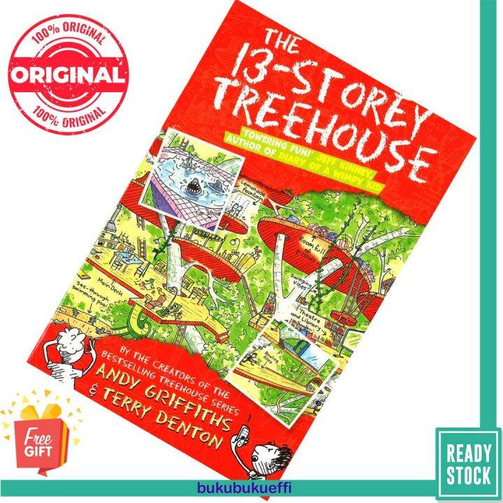 The 13-Storey Treehouse (Treehouse #1) by Andy Griffiths, Terry Denton ...