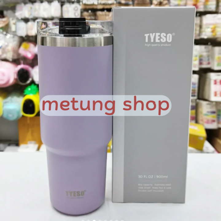 รุ่นใหม่ของแท้ ️ แก้วTYESO ขนาด 20-30oz. ขอบล่างมนโค้ง แถม หลอดซิลิโคนแบบมใหม่ สแตนเลส 304 ทั้ง ...