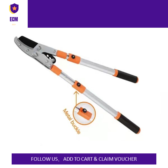 Extendable Loppers with Compound Action, Pruning scissors, Long Handle ...