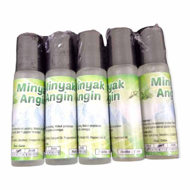 minyak oles menthol minyak angin harum segar roll on 8ml | Lazada Indonesia