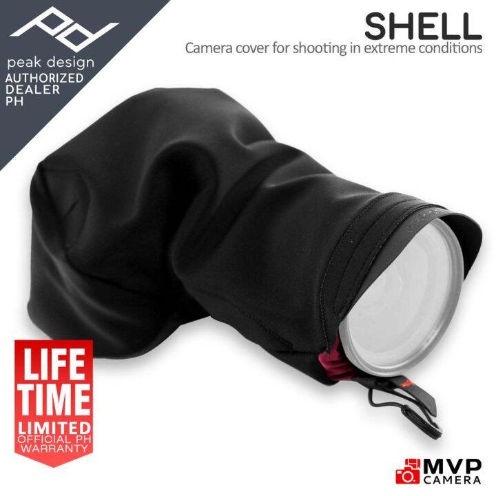 OFFICIAL PH Peak Design SHELL SMALL Black Form-Fitting Rain and Dust ...