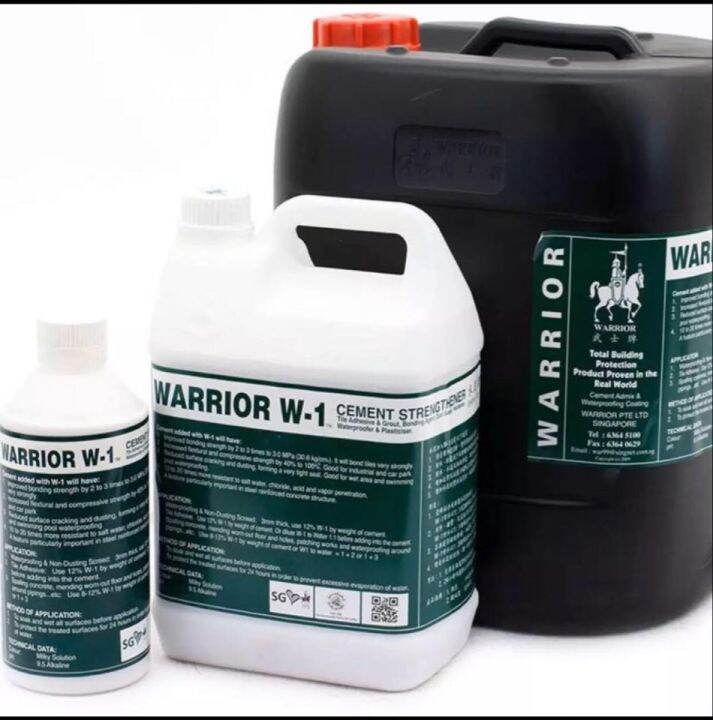 WARRIOR W1 CEMENT STRENGTHENER SUSU WATERPROOF | Lazada