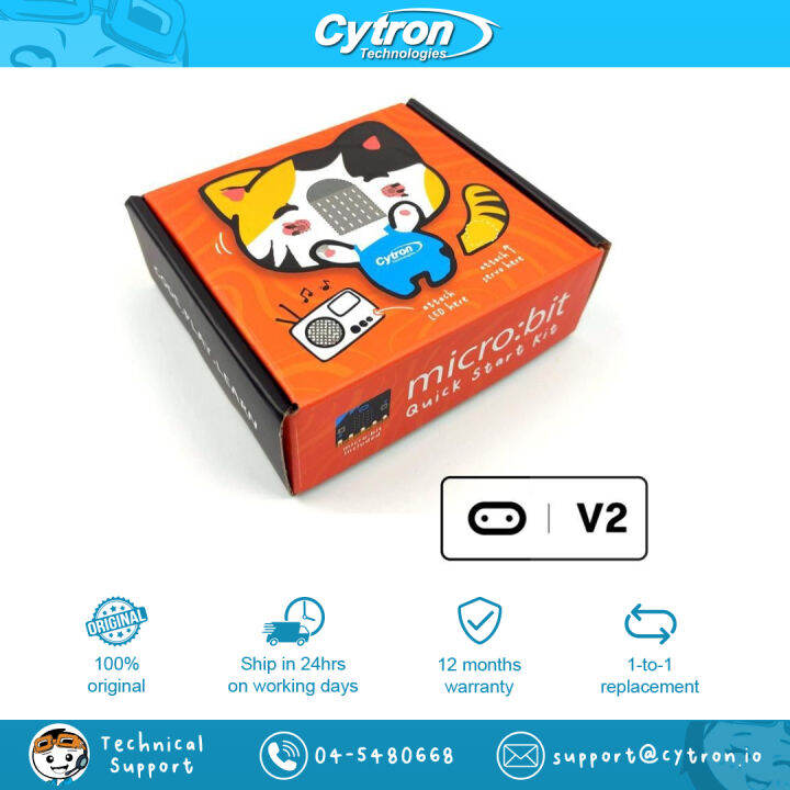 microbit Quick Start Kit (NOW with micro:bit V2) - KIT-MICROBIT-RBT | Lazada