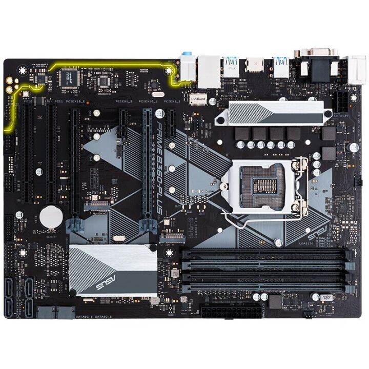 ใช้เมนบอร์ดเดสก์ท็อปสำหรับ ASUS PRIME B360-PLUS B360 LGA 1151 DDR4เมน ...