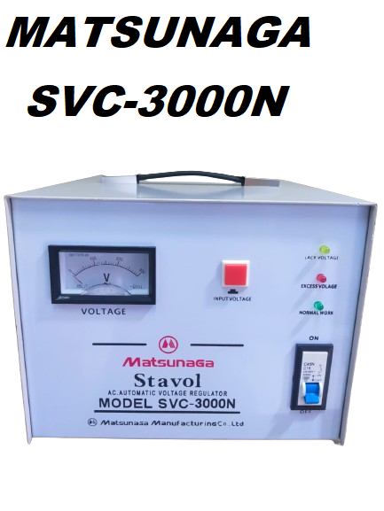Stabilizer Matsunaga SVC-3000N Manual Stavol Alat Penstabil-Garansi | Lazada Indonesia