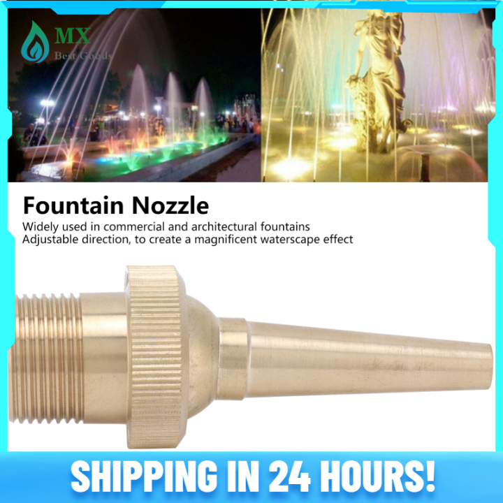 minxin Adjustable Fountain Nozzle Garden Jet Water Spray Head Garden ...