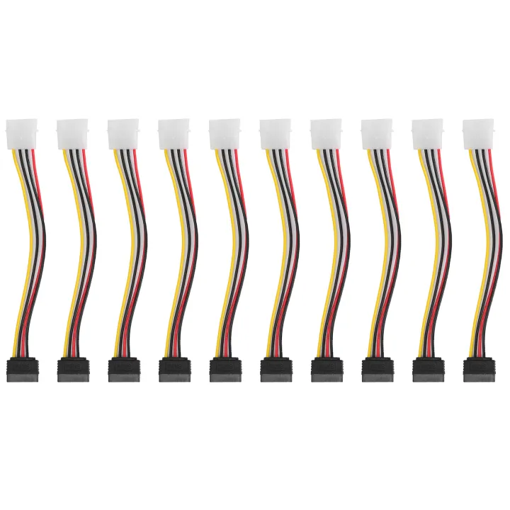 internal computer cables computer cable spiral SATA Cables Big 4Pin to ...