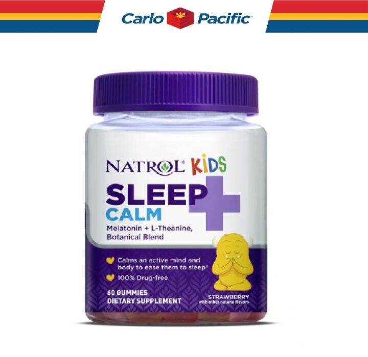 Natrol Kids Melatonin Sleep Plus Calm 60 Gummies | Lazada PH