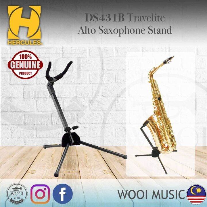Hercules DS431B Travlite Alto Saxophone Stand | Lazada