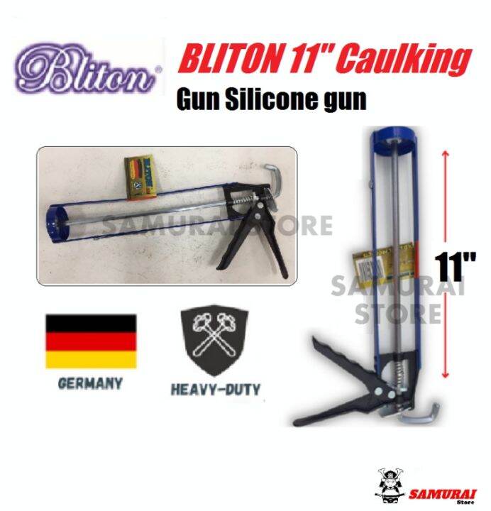 BLITON 11'' Heavy Duty Silicone Caulking Gun Silicone Gun Silicone ...