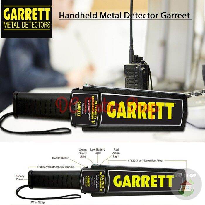 Handheld Metal Detector Metal Alat Deteksi Logam Emas Garrett Original ...