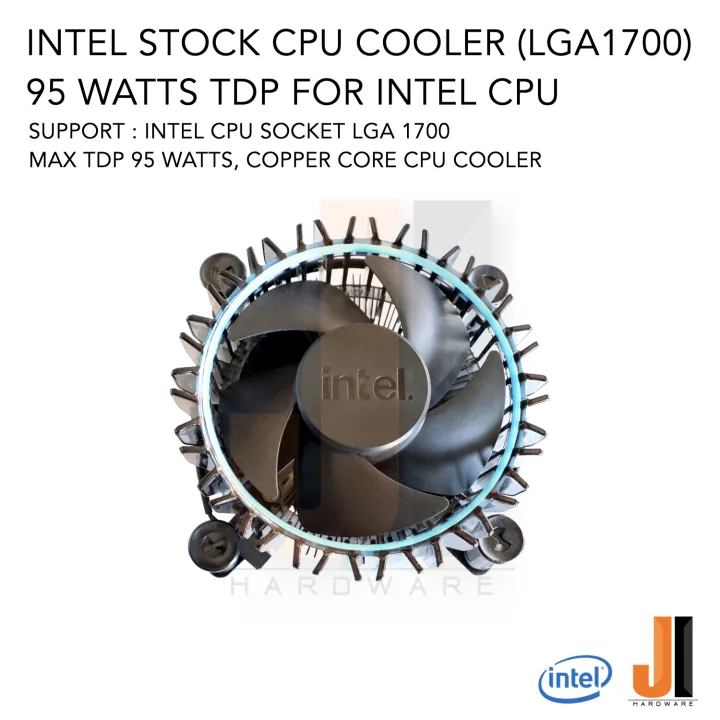 Heatsink แกนทองแดง Intel Stock CPU Cooler For Intel CPU Socket LGA 1700 ...
