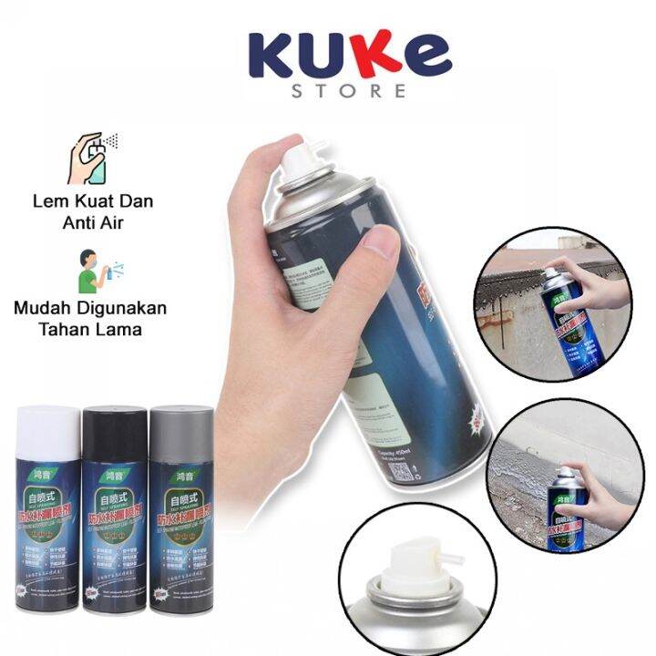 Lem Spray Anti Bocor Waterproof Penambal Tembok 700ml Lem Spray Anti ...