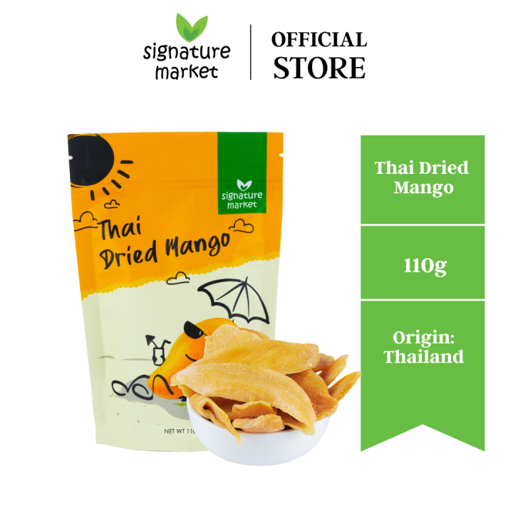 Signature Market Thai Dried Mango (110g) | Lazada