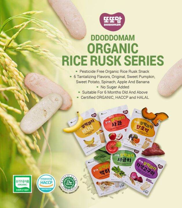 Renewallife DDODDOMAM Organic Rice Rusk/stick | Lazada