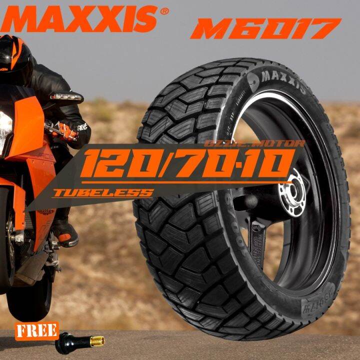 BAN MOTOR MAXXIS M6017 120/70-10 VESPA TIPE LX S ZIP IMPORT | Lazada ...