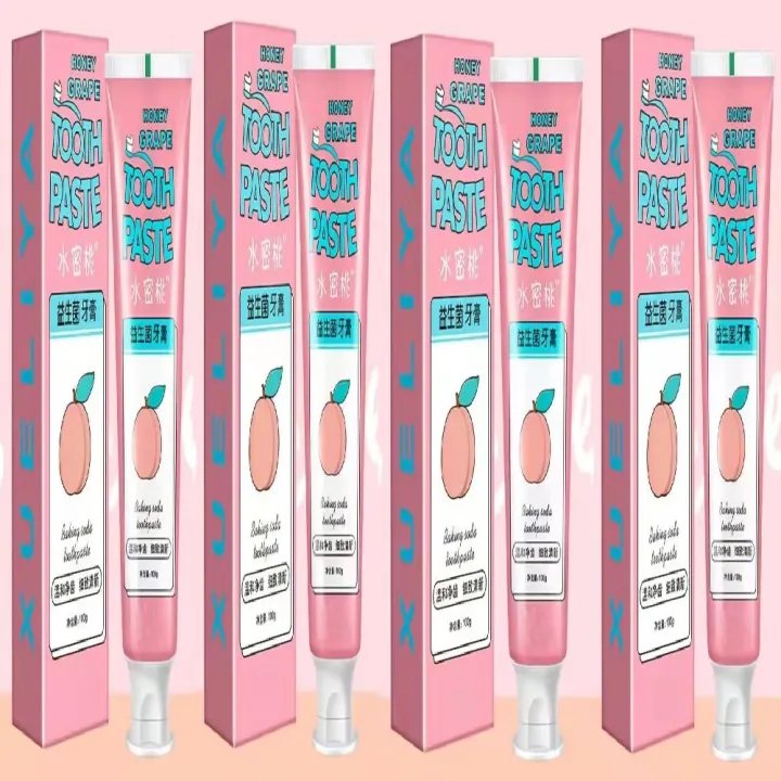 ( SET OF 4 ) Baking Soda Fruit Flavored Toothpaste Whitening | Lazada PH