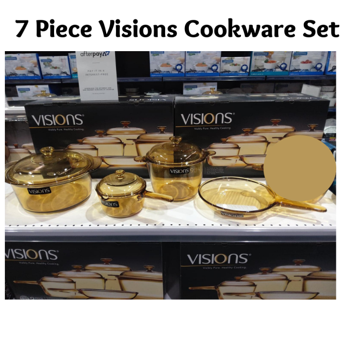 Visions 7Piece Glass Covered Set | Lazada PH