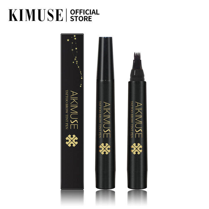 Kimuse Brand Eyebrow for Tip Liquid Pencil 4 Head Waterproof Tattoo Pen ...