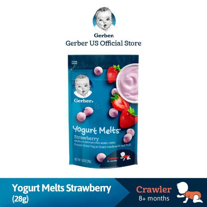 Gerber Yogurt Melts Strawberry 28G | Lazada PH