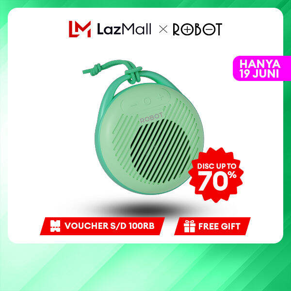 ROBOT TWS Speaker Bluetooth 5.1 Mini Portable RB10 With RGB | Lazada ...