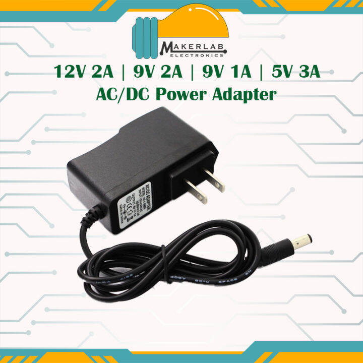 12V 2A | 9V 2A | 9V 1A | 5V 3A Power Adapter ( True Rated ) | Lazada PH