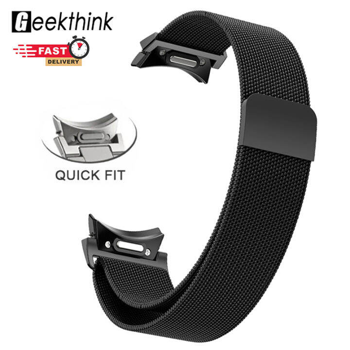 GEEKTHINK Quick Fit No Gaps Milanese Strap For Samsung Galaxy Watch 6 ...