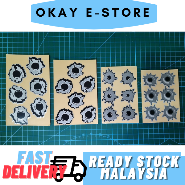 STICKER CUTTING Kesan Tembak Shoot REFLECT PANTUL Stiker Motor | Lazada