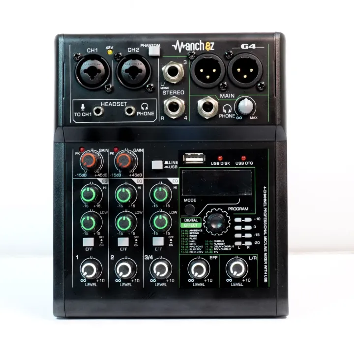 MIXER E4 Bluetooth-Mixer Karaoke Livetream Thu Âm Chuyên Nghiệp, Tích ...