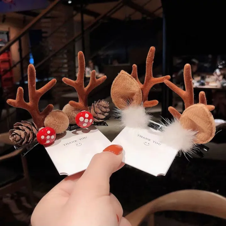 Homie Home ที่ติดผม เขากวาง ต้อนรับเทศกาลคริสต์มาส ผู้หญิง ผู้ชาย ...