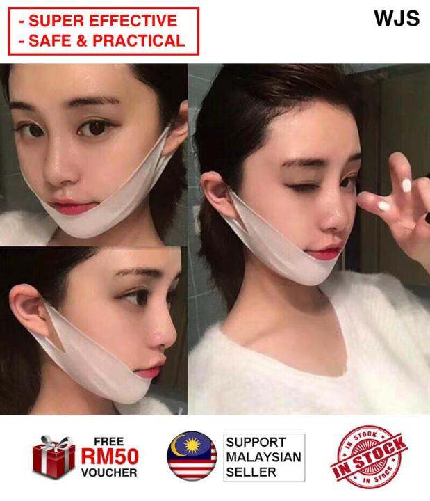 (SUPER EFFECTIVE) WJS V Shape Face Mask V Shape Chin Restructure Sexy Face Slim Face V Face V ...