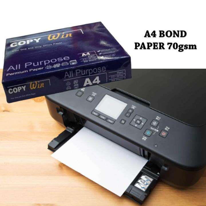 Remant 1 BOX (5 reams) A4 Copy Win Office Bond Paper 70 gsm (500 sheets ...