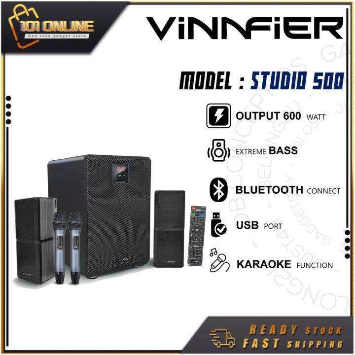 VINNFIER STUDIO 500 BTRM HIGH PERFORMANCE WIRELESS STUDIO SPEAKER | Lazada